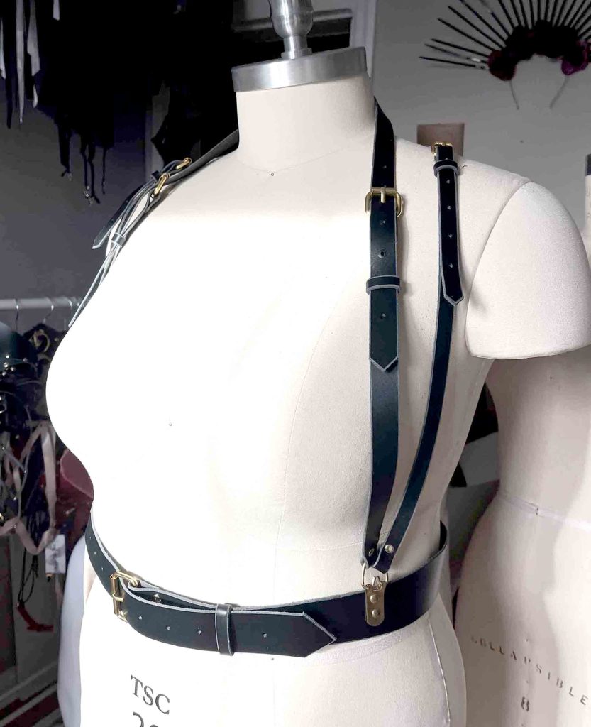 The Utilitarian Leather Chest Harness | LoveLornLingerie