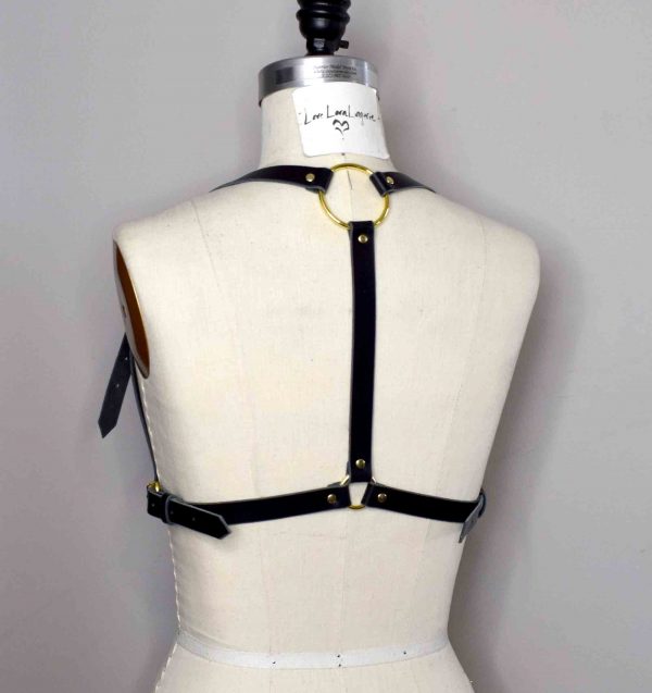 Jay Simple Leather Chest Harness | LoveLornLingerie