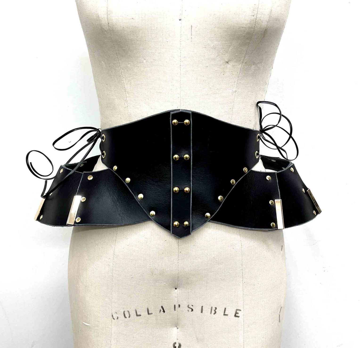 Morgana Leather Pannier Waist Cincher Belt | LoveLornLingerie