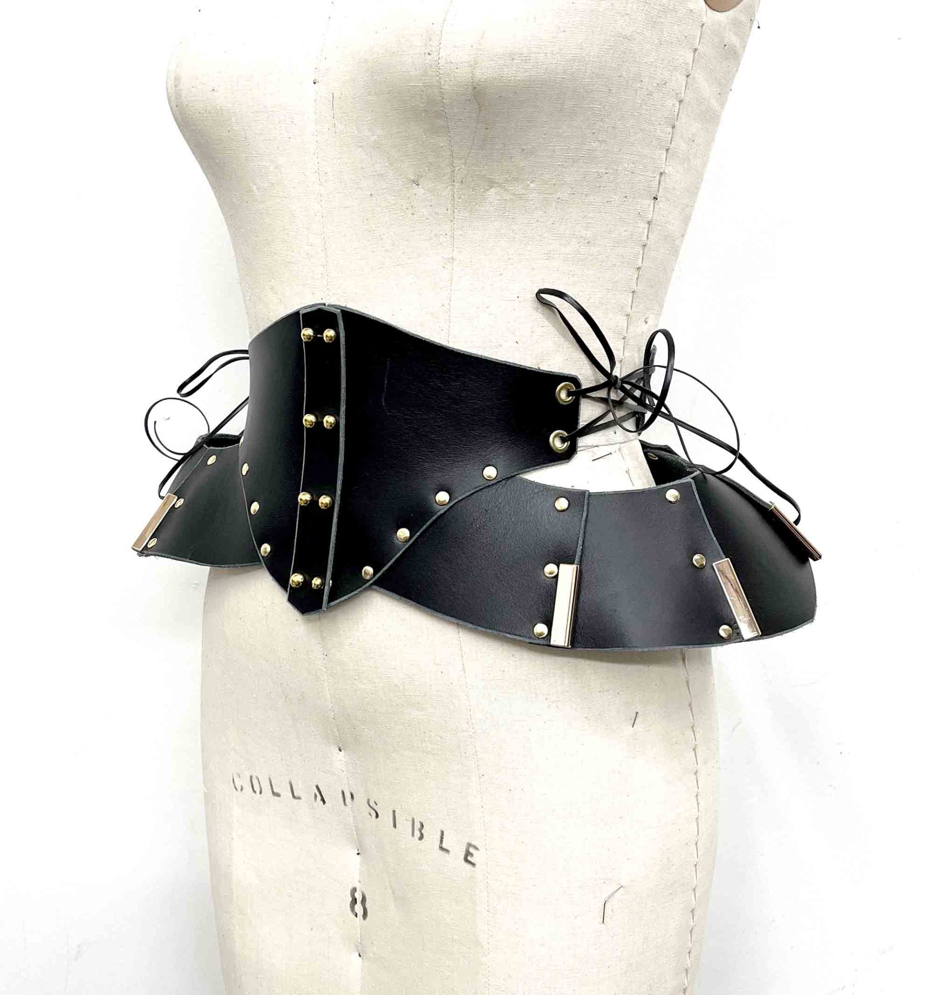 Morgana Leather Pannier Waist Cincher Belt | LoveLornLingerie