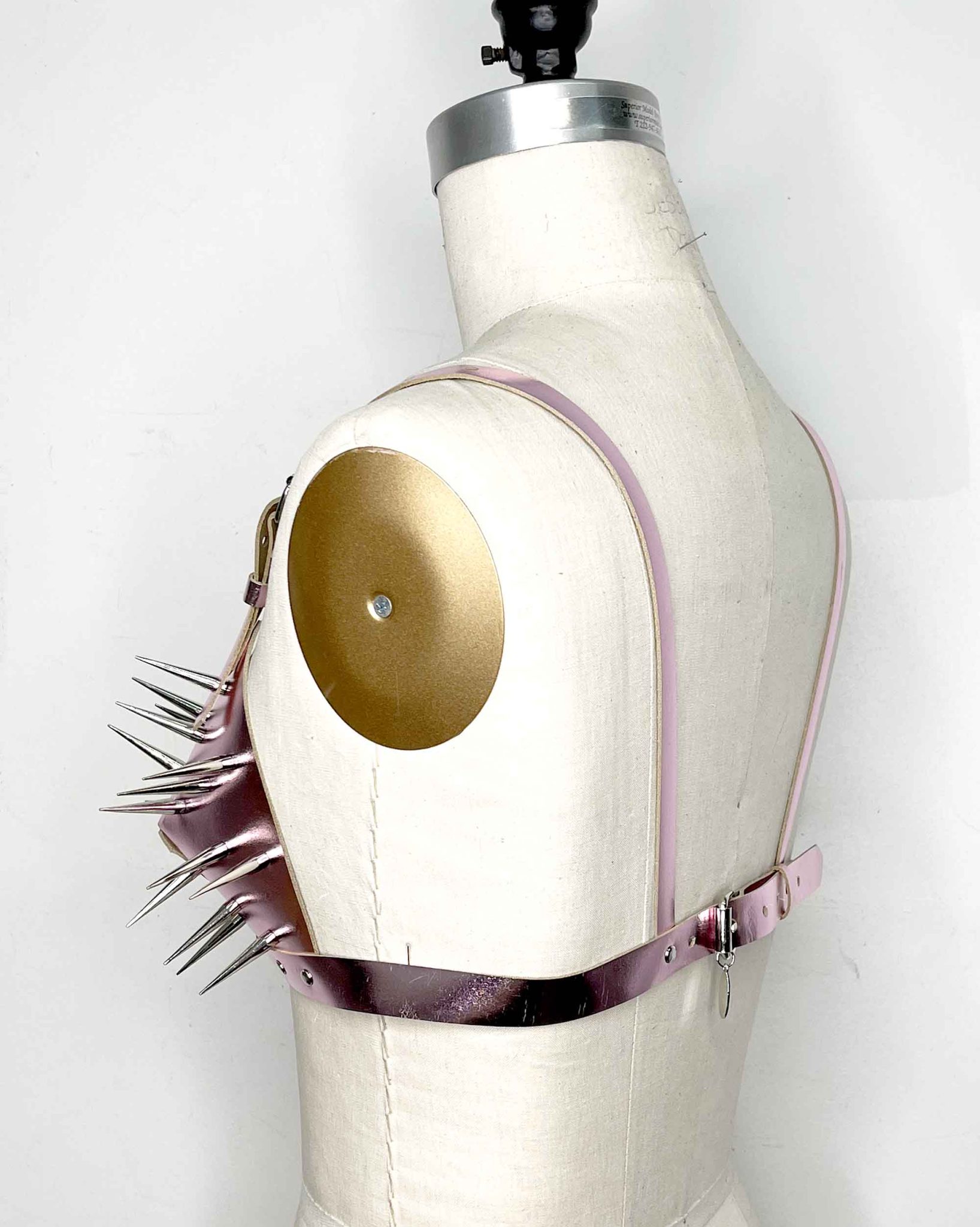Andromeda Spiked Leather Bra | LoveLornLingerie