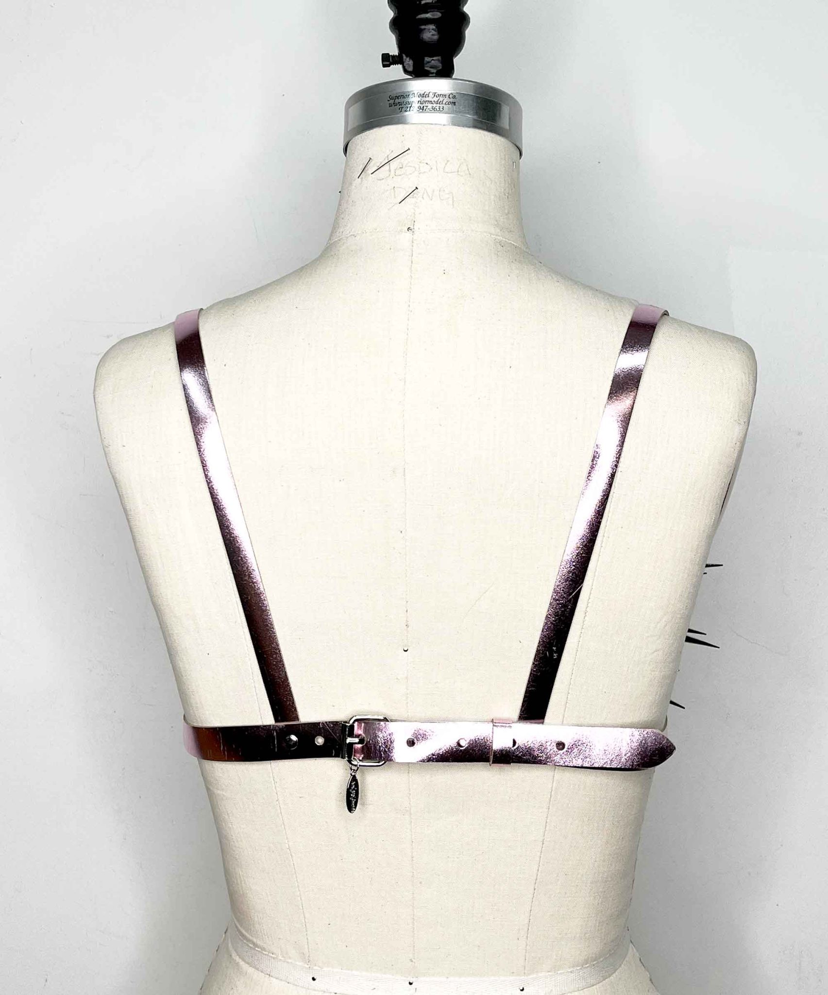 Andromeda Spiked Leather Bra | LoveLornLingerie
